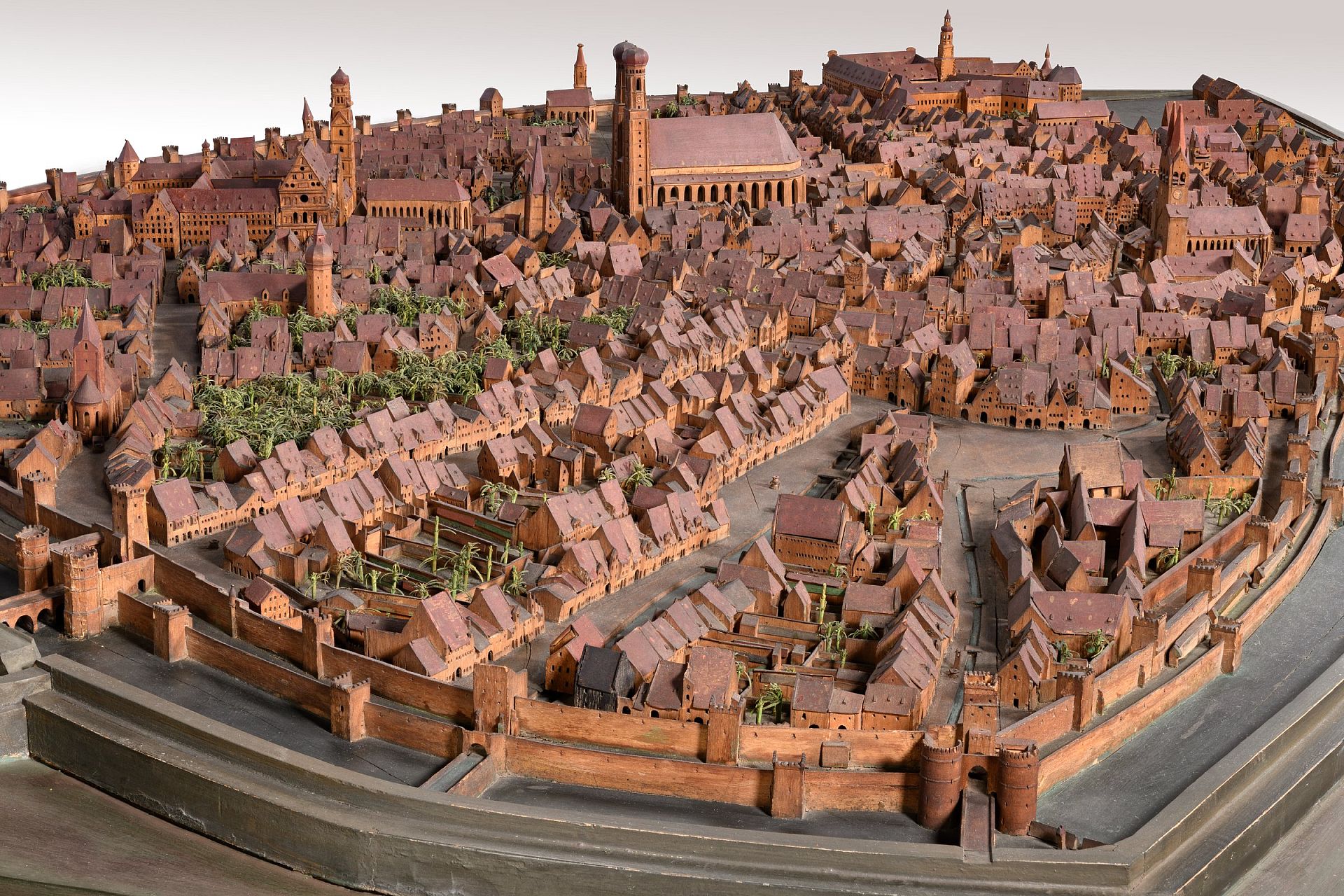 Model of the city of Munich - Bayerisches Nationalmuseum