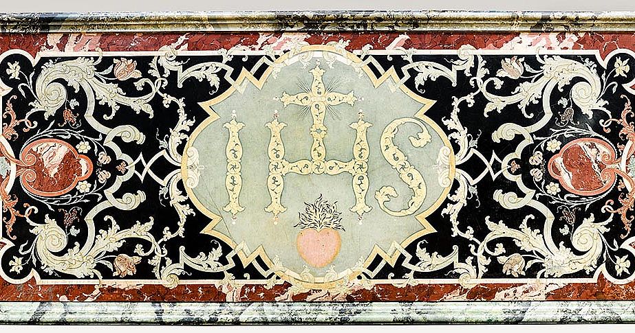 Antependium mit Jesusmonogramm - Bayerisches Nationalmuseum