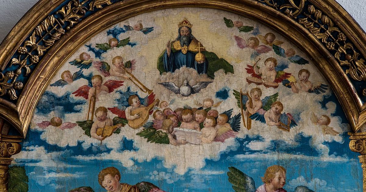 Gemälde (Mittelteil): Heilige Sippe - Bayerisches Nationalmuseum