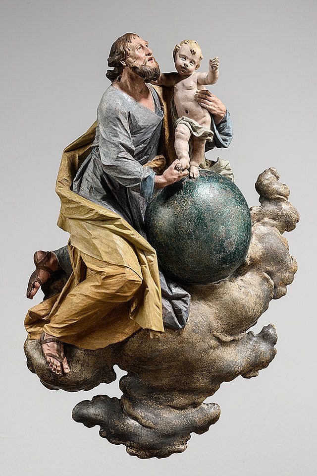 Hl. Joseph mit Jesuskind (Relief) - Bayerisches Nationalmuseum