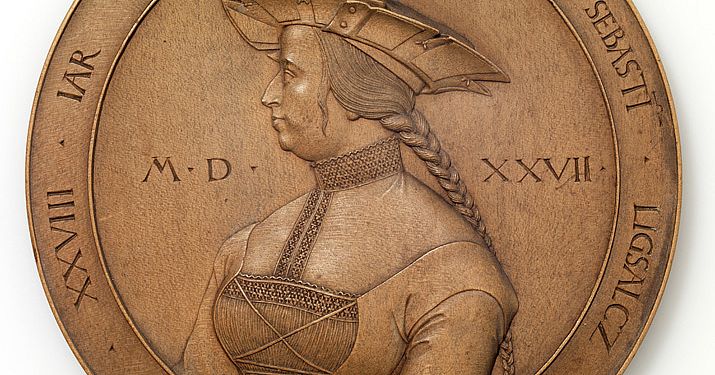 Medaille (Modell): Ursula Ligsalz - Bayerisches Nationalmuseum