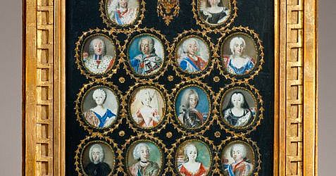 Miniaturen: Kaiser Karl VII. und seine Familie - Bayerisches Nationalmuseum