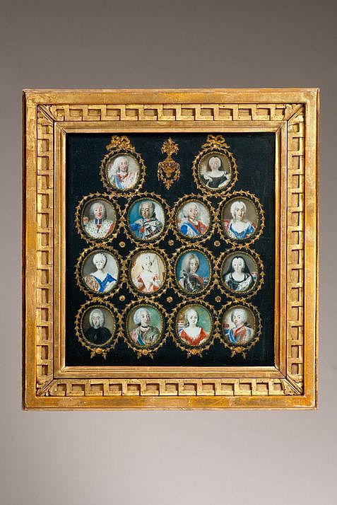 Miniaturen: Kaiser Karl VII. und seine Familie - Bayerisches Nationalmuseum