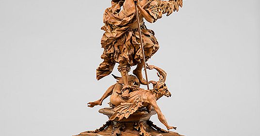 Hl. Michael aus einer Kreuzigungsgruppe (Figur) - Bayerisches ...