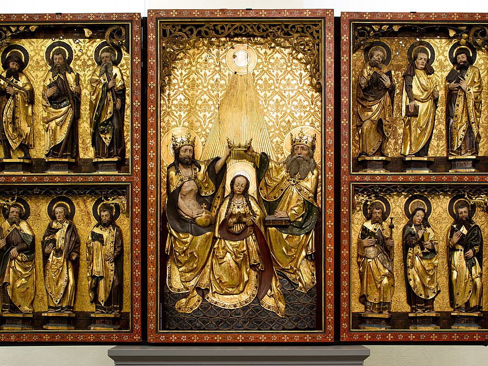 Altar mit der Darstellung der Hl. Sippe - Bayerisches Nationalmuseum