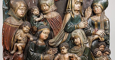 Heilige Sippe (wohl Nachahmung im Stil des 16. Jhs.?) (Relief) - Bayerisches Nationalmuseum