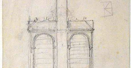 Entwurfszeichnung für ein Grabmal - Bayerisches Nationalmuseum