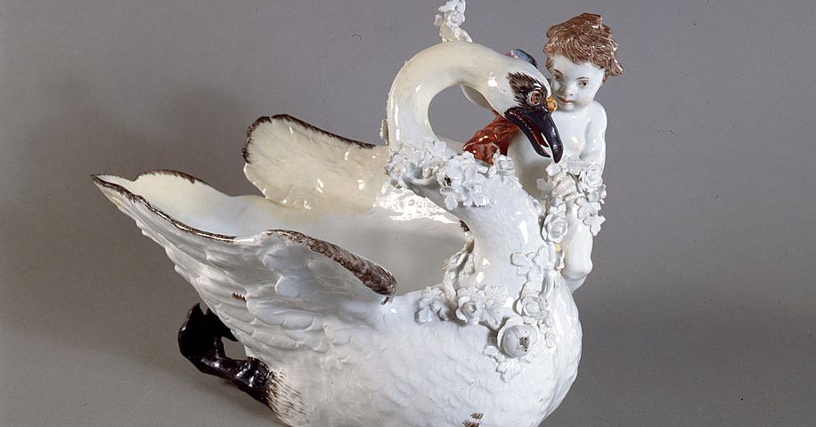 Sauciere aus dem Schwanenservice - Bayerisches Nationalmuseum