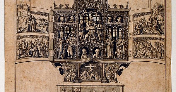 Kupferstich: Altar - Bayerisches Nationalmuseum