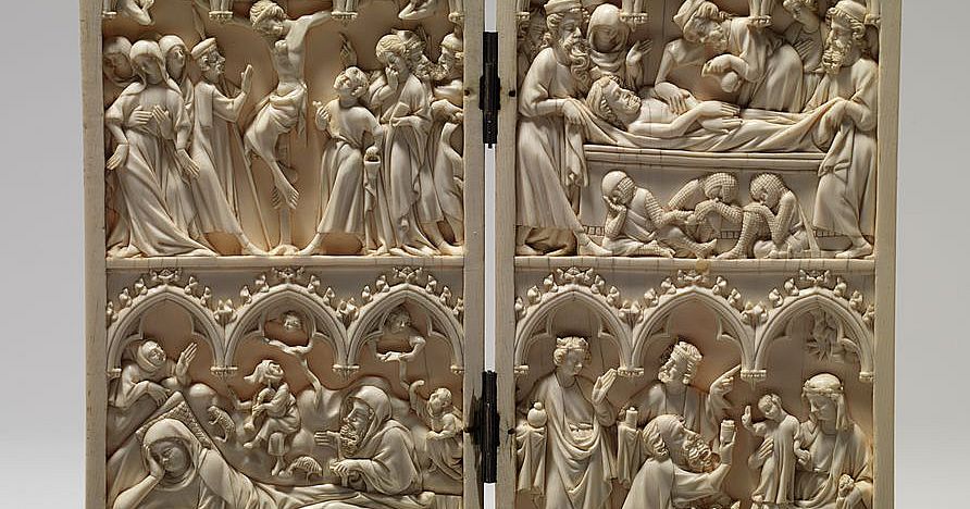 Diptychon: Szenen aus dem Leben Christi - Bayerisches Nationalmuseum