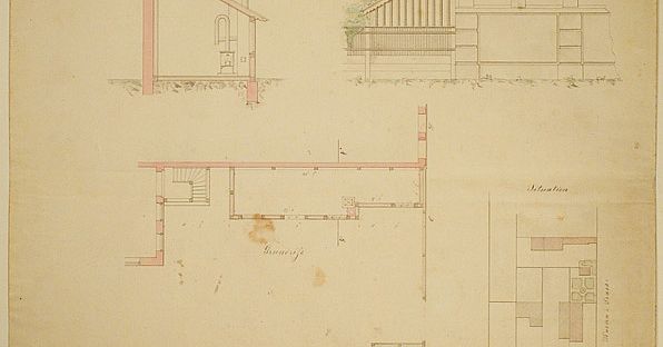 Entwurfszeichnung für ein Gartenhaus - Bayerisches Nationalmuseum