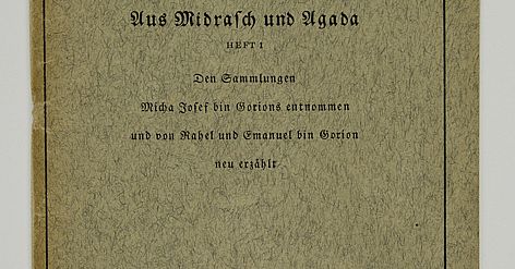 Zeitschrift: Jüdische Lesehefte (Heft 1, 1934) - Bayerisches Nationalmuseum