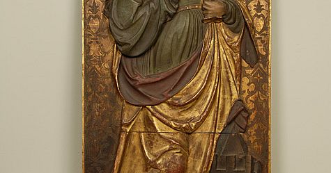 Hl. Barbara (Relief) - Bayerisches Nationalmuseum