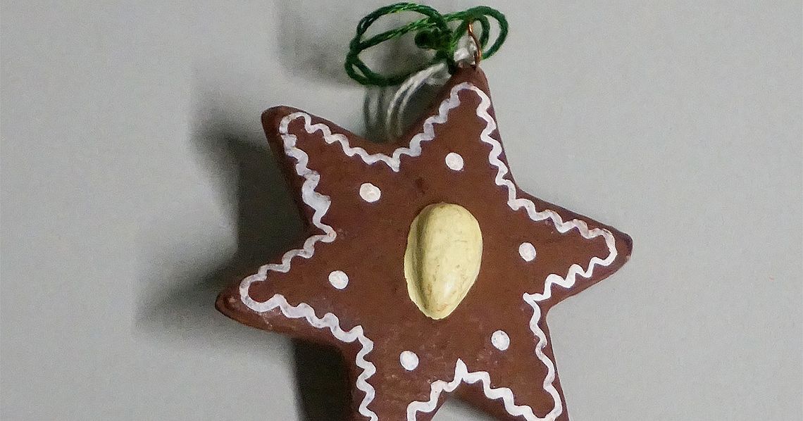 Christbaumschmuck: Sechszackiger Stern - Bayerisches Nationalmuseum