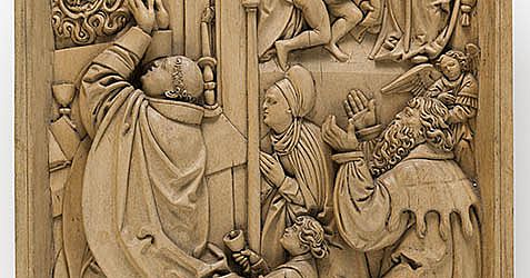 Drittes und viertes Gebot (Relief) - Bayerisches Nationalmuseum