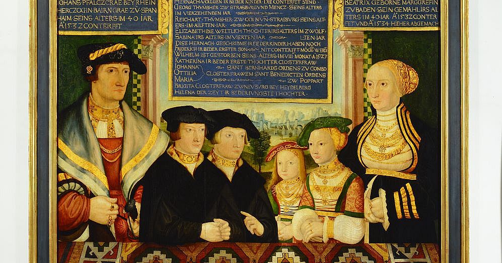 Pfalzgraf Johann II. von Pfalz-Simmern (1492-1557) und seine Gemahlin ...
