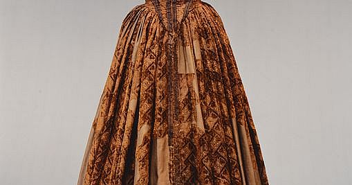 Kleid der Pfalzgräfin Dorothea Maria (1559-1639), Gemahlin des ...