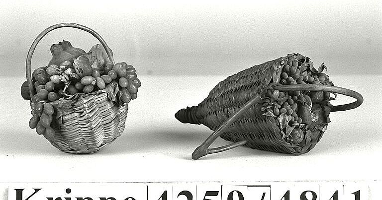 Krippenzubehör: Korb gefüllt mit verschiedenen Früchten - Bayerisches ...