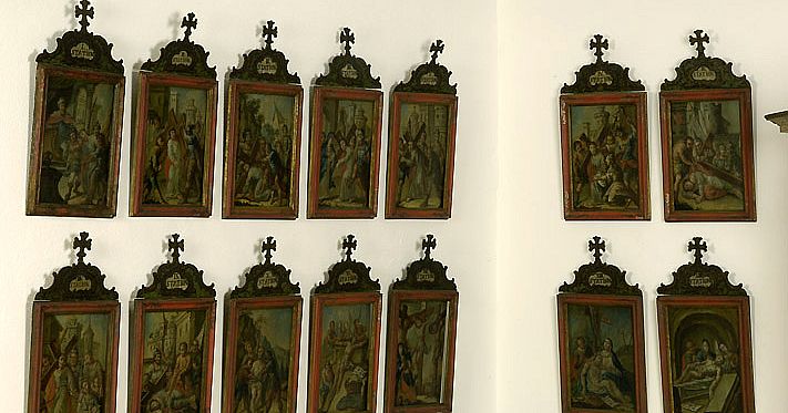 Jesus wird ans Kreuz genagelt (11. Station) (Gemälde) - Bayerisches Nationalmuseum