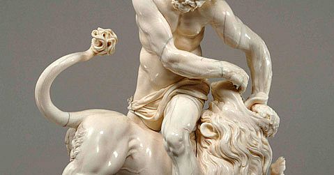 Herkules bezwingt den Nemeischen Löwen - Bayerisches Nationalmuseum