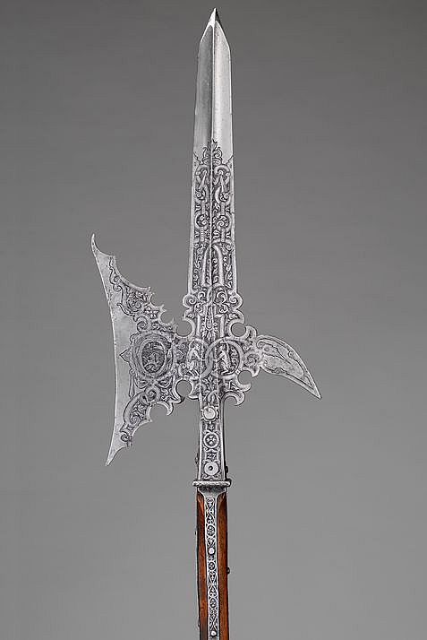 Hellebarde mit dem Wappen des Salzburger Fürsterzbischofs Marcus ...