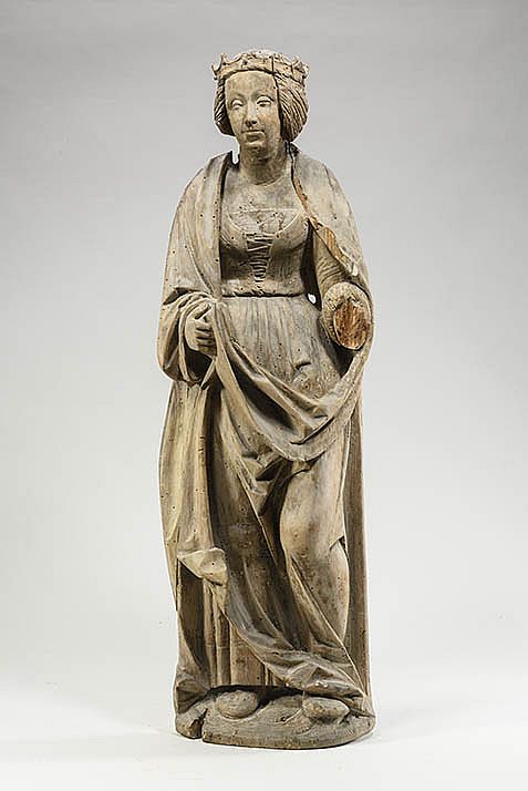 Hl. Barbara (Figur) - Bayerisches Nationalmuseum