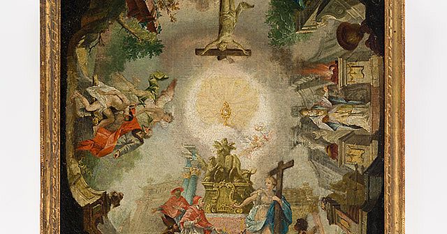 Gemälde (Skizze): Allegorie der Eucharistie - Bayerisches Nationalmuseum