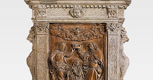 Marienkrönung (Relief) - Bayerisches Nationalmuseum