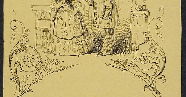 Lithografie: Neujahrsgedicht und Illustration - Bayerisches Nationalmuseum