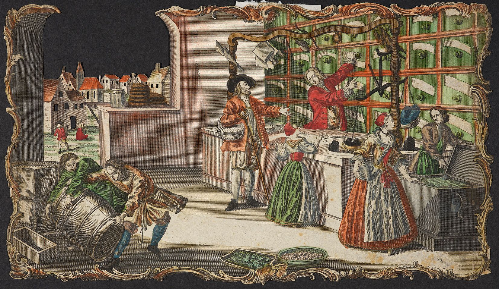 Guckkastenbild ( ? ) - Bayerisches Nationalmuseum