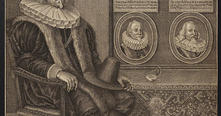 Kupferstich: Porträt Georg Paul Imhof - Bayerisches Nationalmuseum