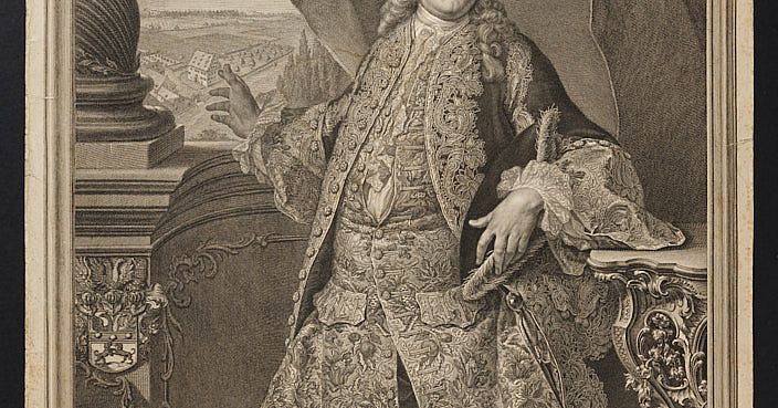 Kupferstich: Porträt Gottfried v. Schnurbein - Bayerisches Nationalmuseum