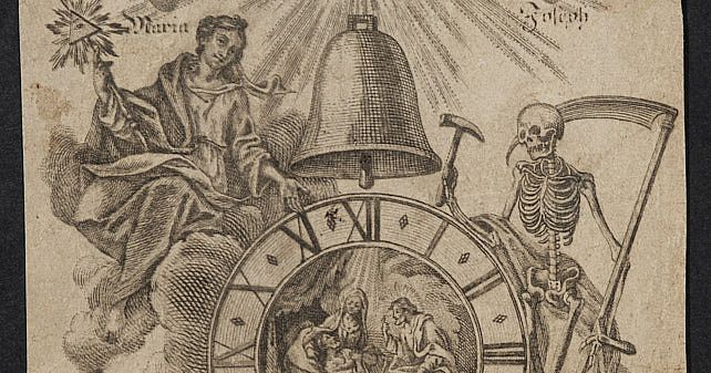 Kupferstich: Allegorische Todesdarstellung - Bayerisches Nationalmuseum