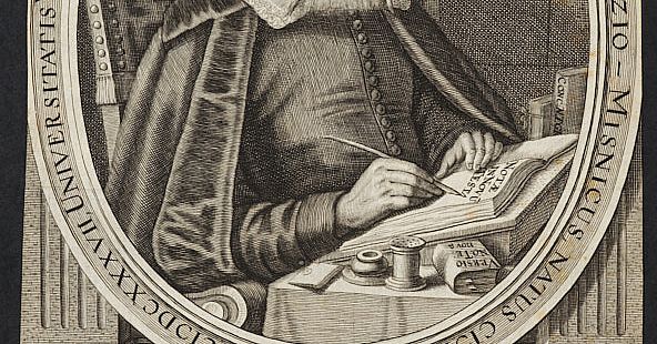 Kupferstich: Proträt Erasmus Schmidt - Bayerisches Nationalmuseum