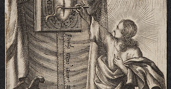 Kupferstich: Allegorische Darstellung - Bayerisches Nationalmuseum