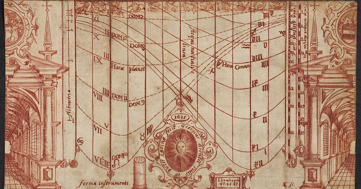 Kupferstich: Cylinder solaris concavus - Bayerisches Nationalmuseum