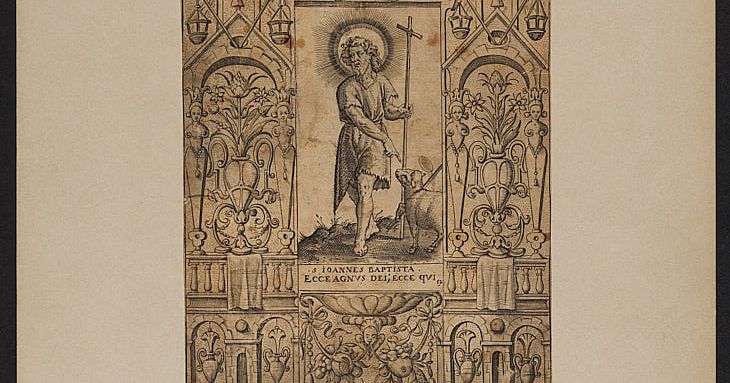 Kupferstich: Johannes d.T., Agnus dei - Bayerisches Nationalmuseum