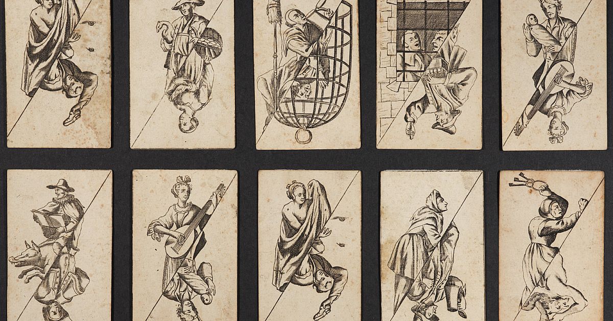 Kupferstich: Zehn Kartenblätter - Bayerisches Nationalmuseum