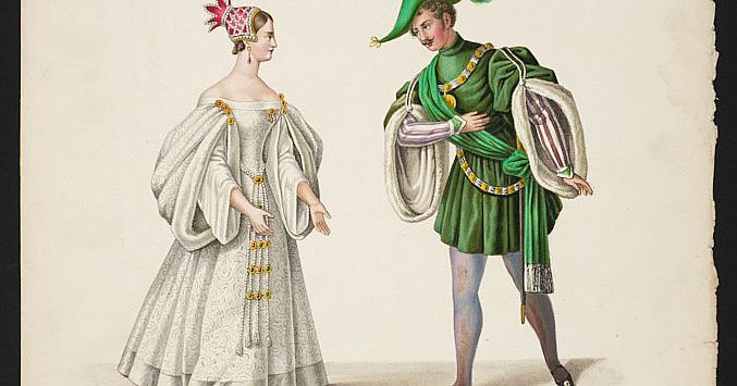 Lithografie: La Comtesse Isabella de Croye, représentée par Madame la ...