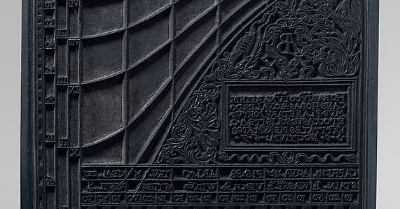 Holzdruckstock für ein Horarium - Bayerisches Nationalmuseum