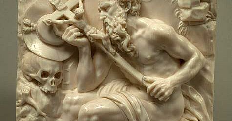 Hl. Hieronymus (Relief) - Bayerisches Nationalmuseum