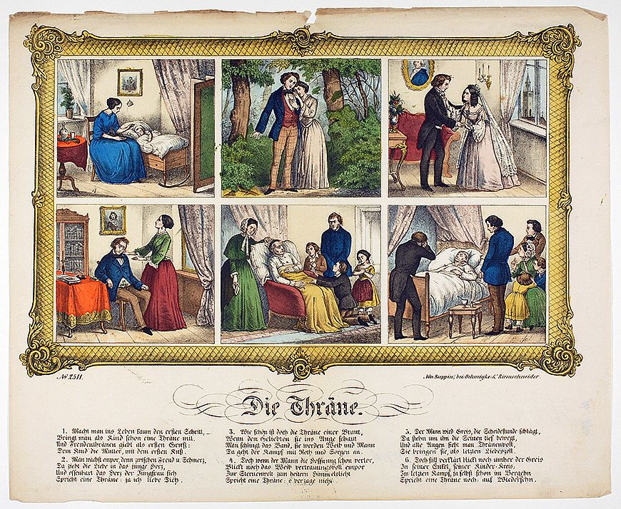 Neuruppiner Bilderbogen Nr. 2511: Die Träne - Bayerisches Nationalmuseum