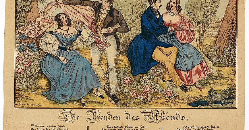 Neuruppiner Bilderbogen Nr. 1230: Die Freuden des Abends - Bayerisches ...