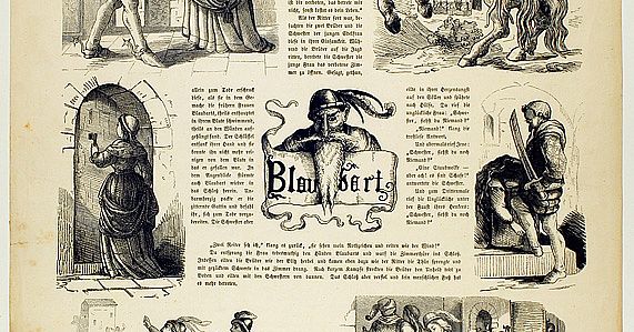 Münchener Bilderbogen Nr. 95: Blaubart - Bayerisches Nationalmuseum