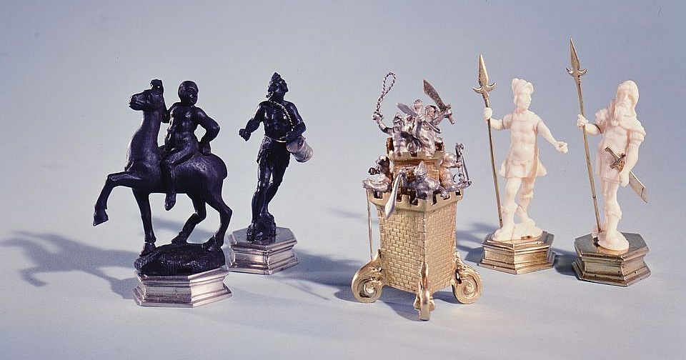 Schachfigur (Bauer): Römer - Bayerisches Nationalmuseum