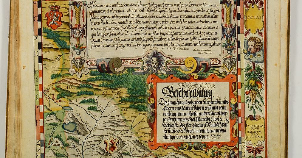 Landkarte von Ober- und Niederbayern [Abdruck der Apian'schen Karte in ...