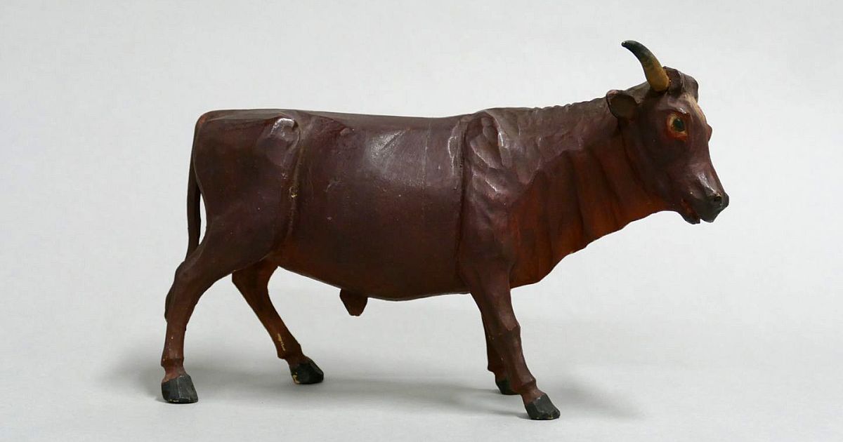 Tierfigur: Ochse - Bayerisches Nationalmuseum