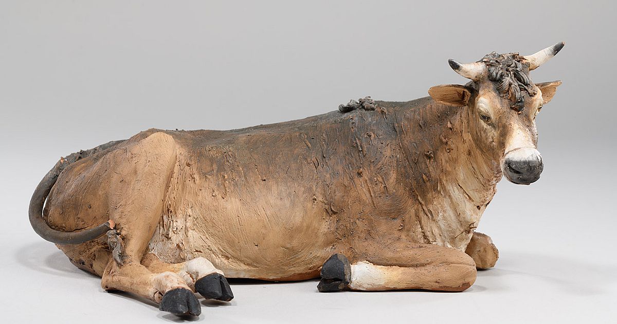 Tierfigur: Ochse - Bayerisches Nationalmuseum