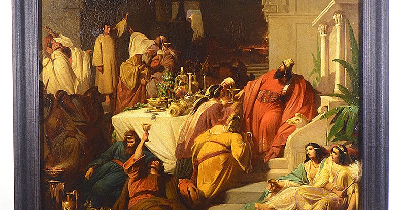 Das Gastmahl des Belsazar in Babylon (Gemälde) - Bayerisches Nationalmuseum