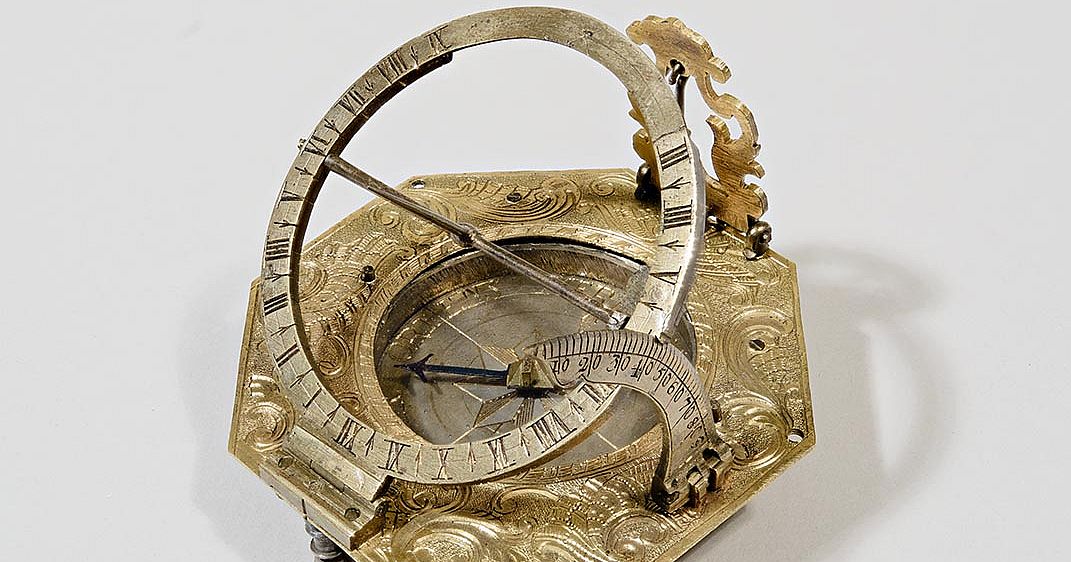 Äquatorial-Sonnenuhr - Bayerisches Nationalmuseum